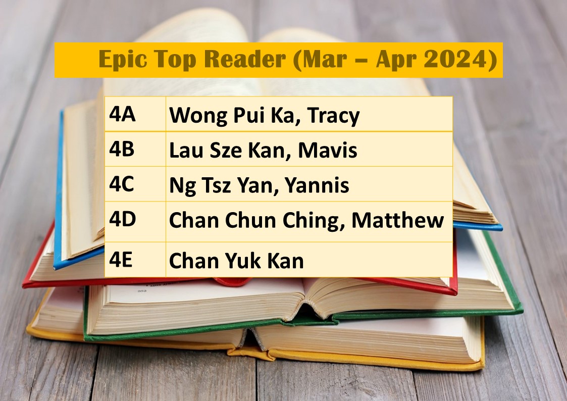 Epic Top Reader (Mar – Apr 2024) Epic Top Reader (Mar – Apr 2024)-P.1 ...