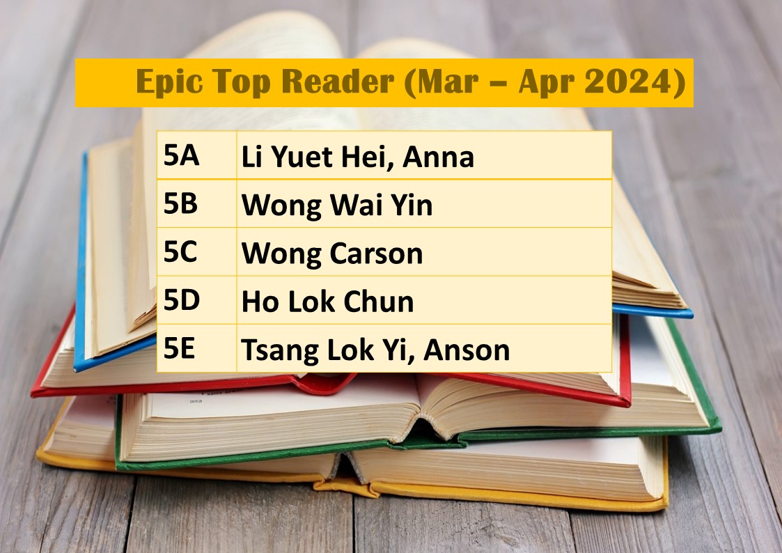 Epic Top Reader (Mar – Apr 2024) Epic Top Reader (Mar – Apr 2024)-P.1 ...